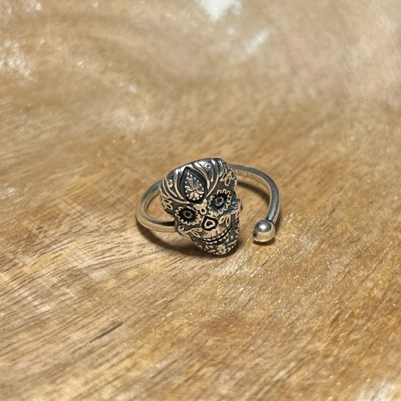 Alex and Ani | Jewelry | Alex And Ani Calavera Sugar Skull 925 Sterling ...